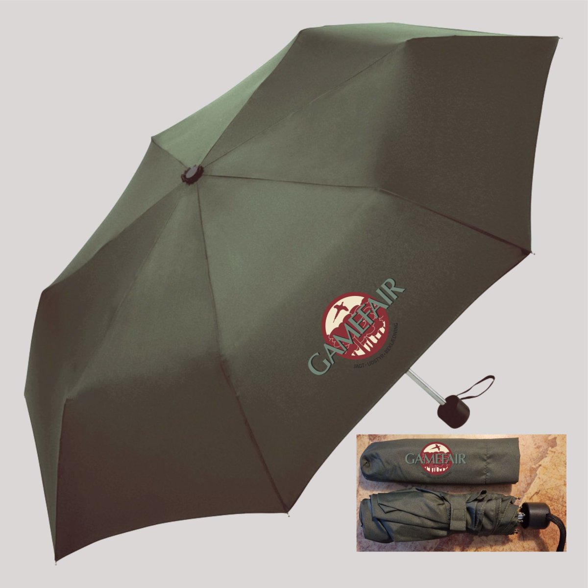 PARAPLY GAMEFAIR GRØN