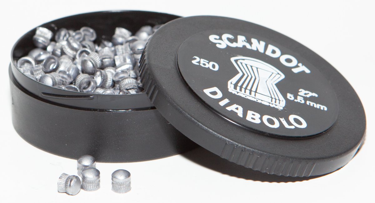 DIABOLO HAGL 5,5MM 250 STK. - Luftgevær - Gamefair ApS